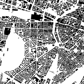 Site Plan & Figure Ground Plan of Munich for download as PDF, DWG Plan ...