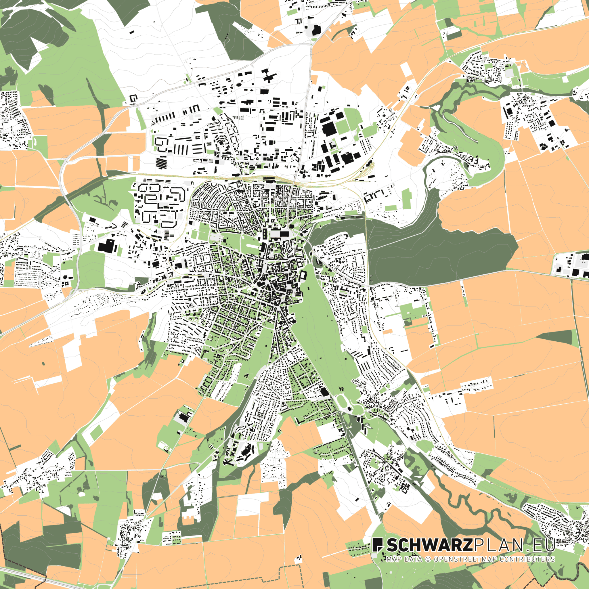 Lageplan & Schwarzplan von Istanbul zum Download als PDF, DWG Plan, 1: ...