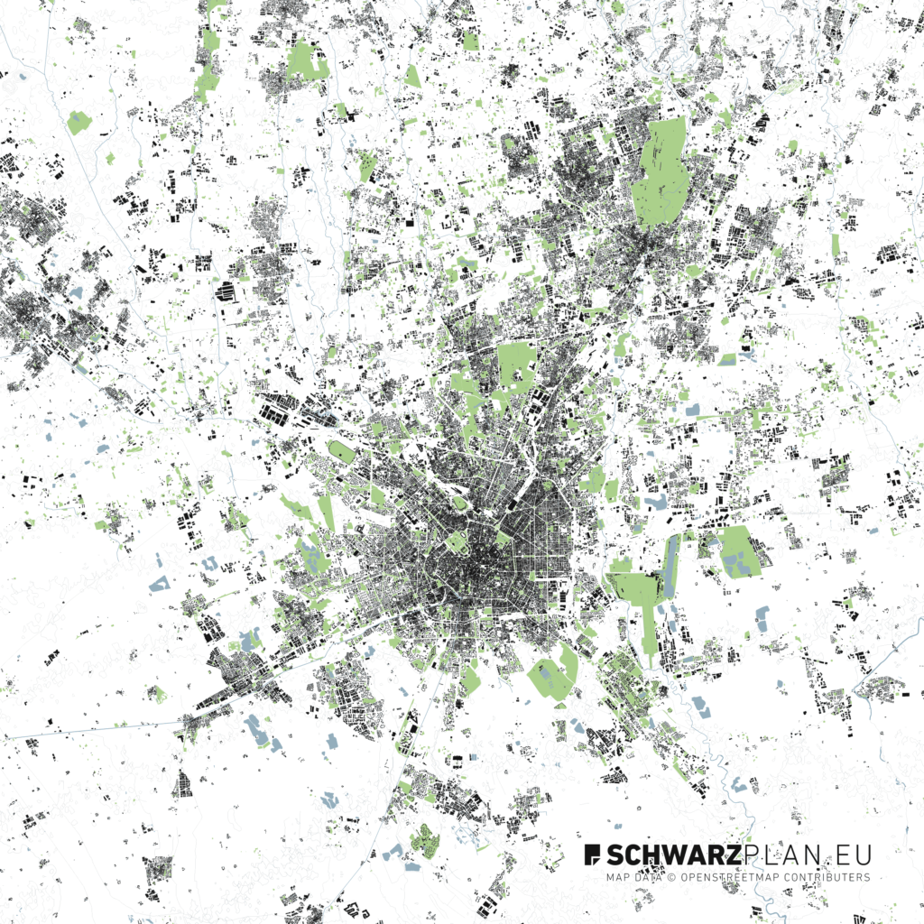 Site Plan & Figure Ground Plan of London for download as PDF, DWG Plan ...