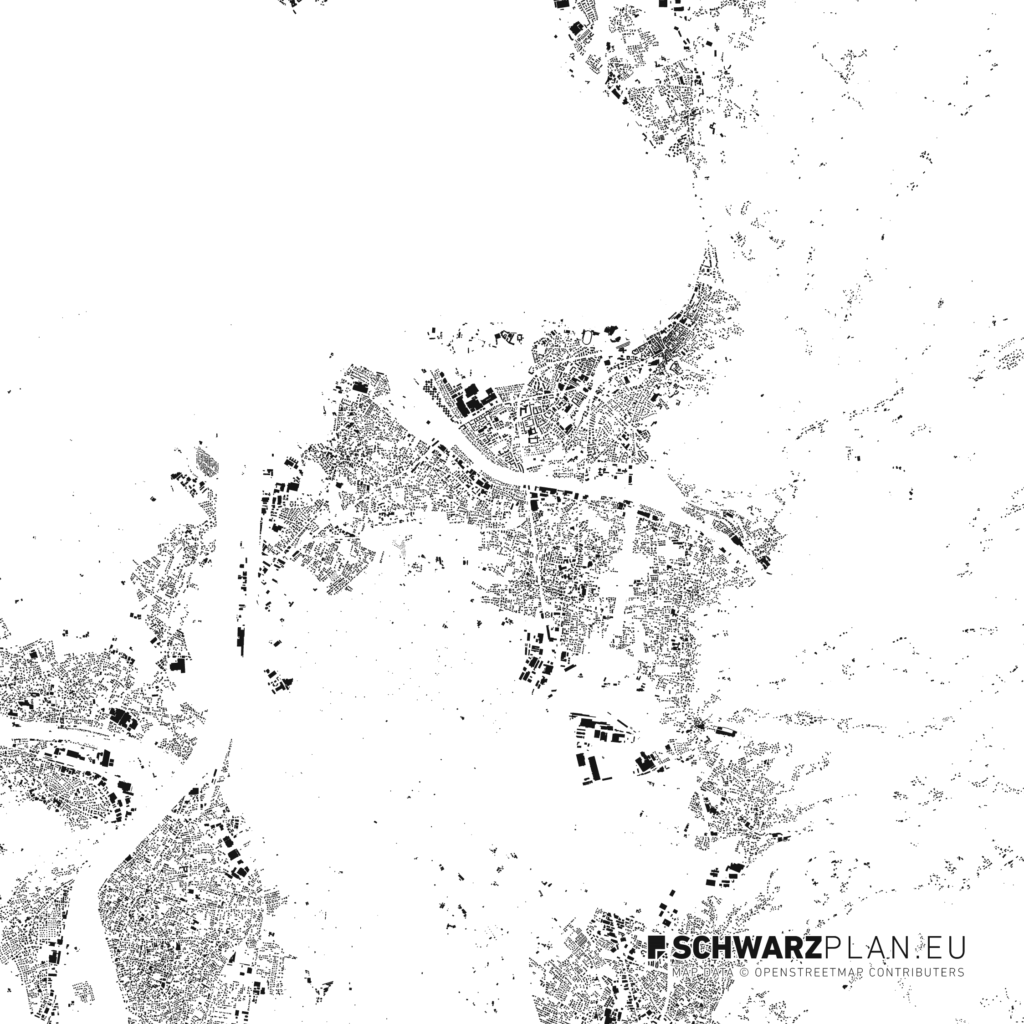 Site Plan & Figure Ground Plan of Bregenz for download as PDF, DWG Plan ...