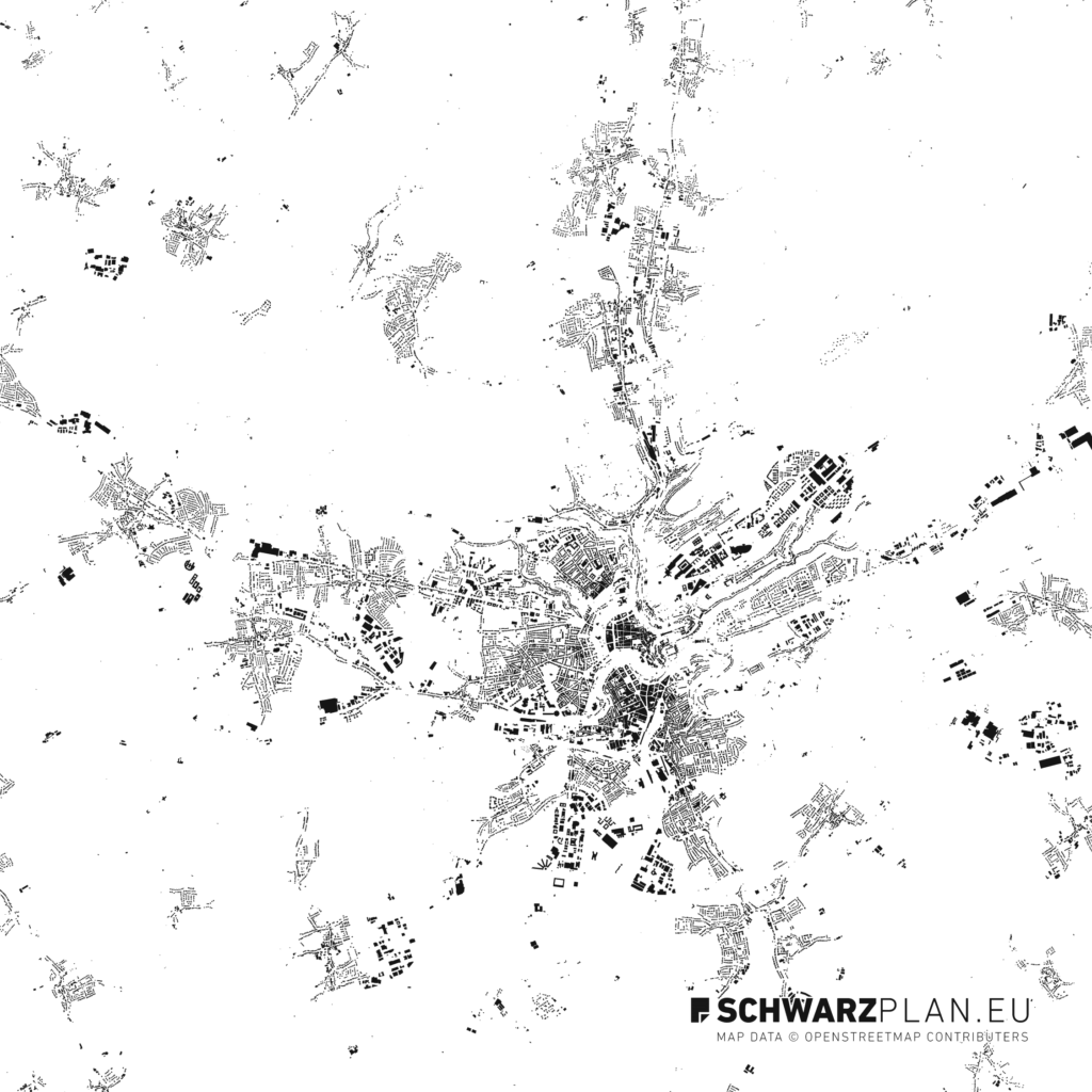 Site Plan & Figure Ground Plan of London for download as PDF, DWG Plan ...