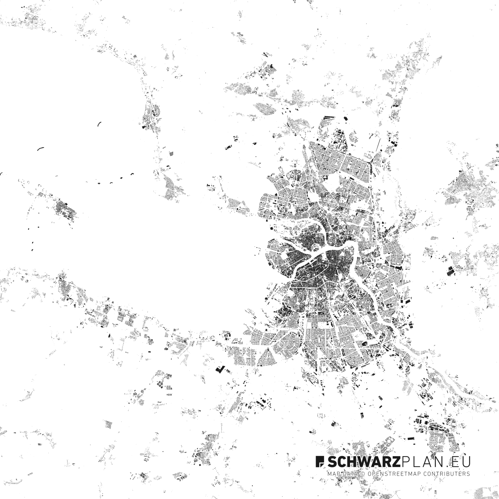 Site Plan & Figure Ground Plan of New York for download as PDF, DWG ...
