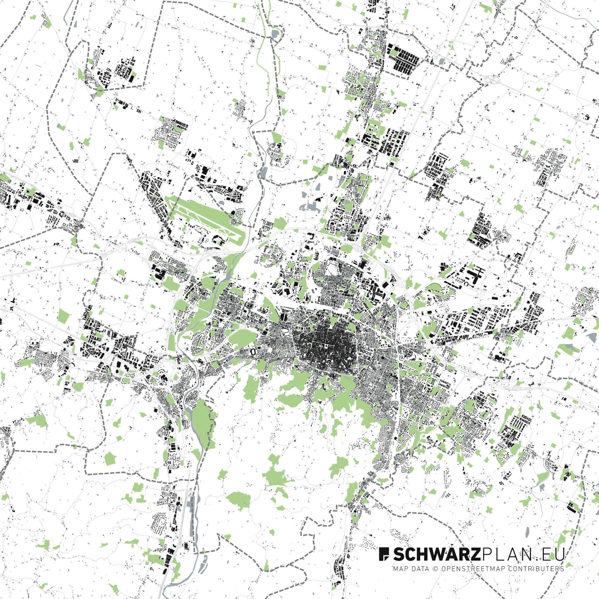 Site Plan & Figure Ground Plan of London for download as PDF, DWG Plan ...