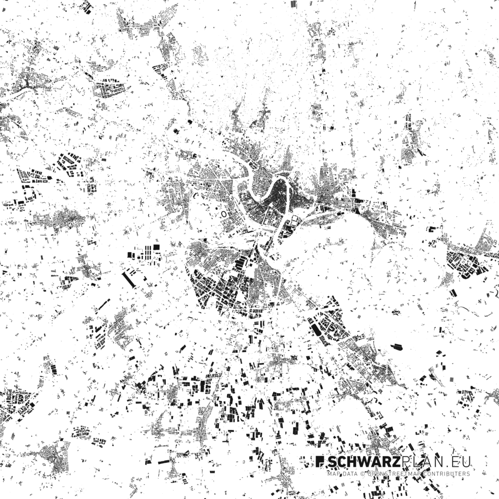 Site Plan & Figure Ground Plan of Venice for download as PDF, DWG Plan ...