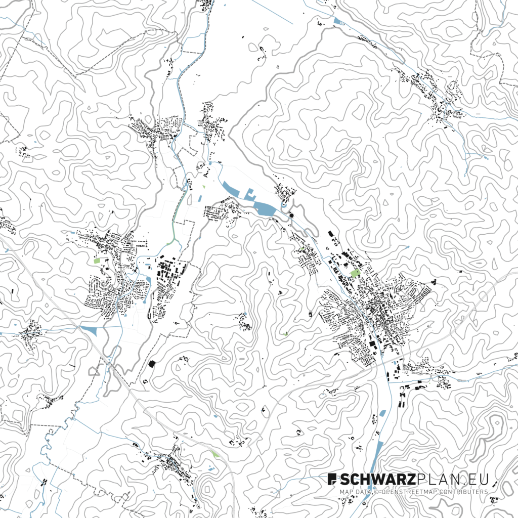Lageplan & Schwarzplan von Wolnzach zum Download als PDF, DXF Plan, 1: ...