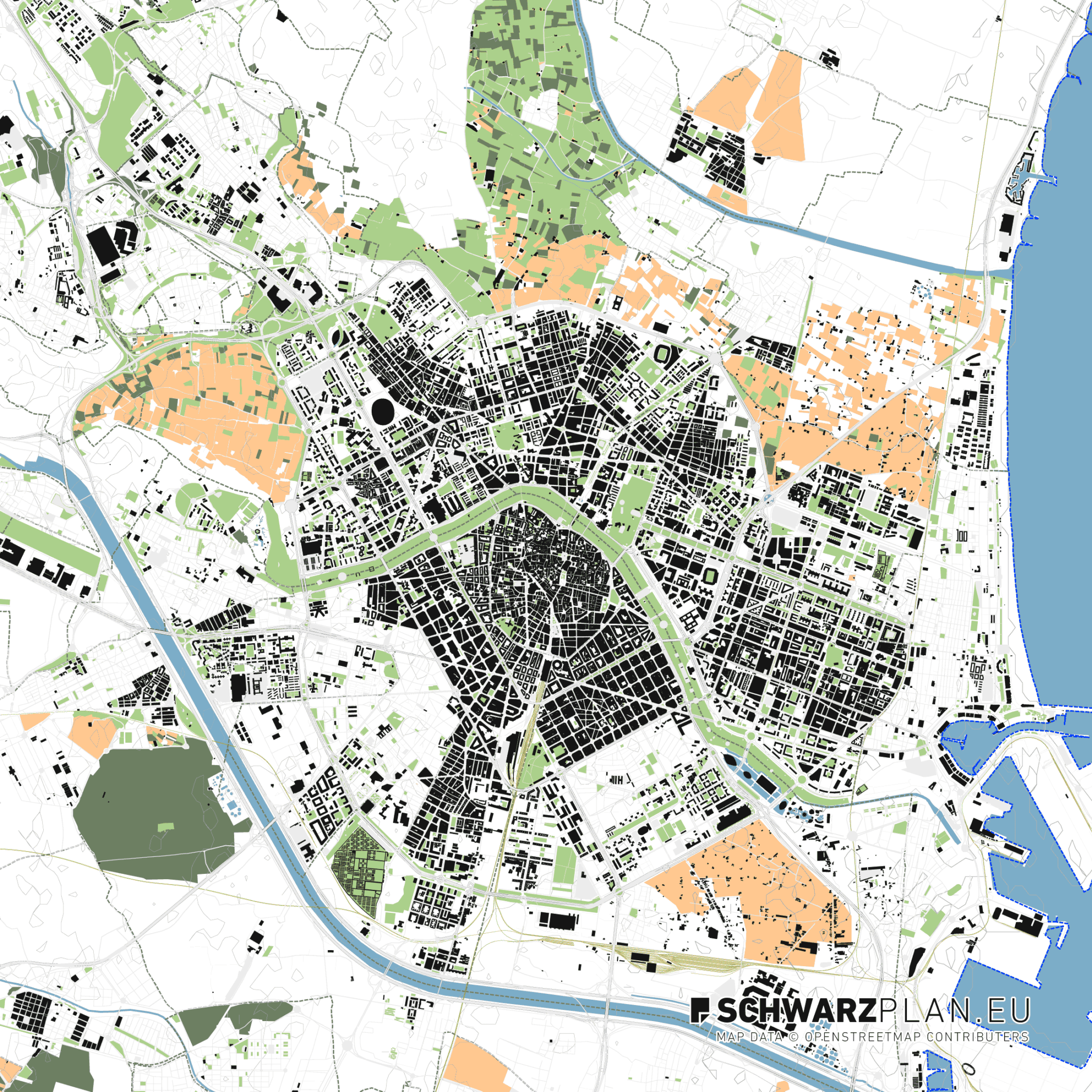 Site Plan & Figure Ground Plan of Valencia Centre for download as PDF ...