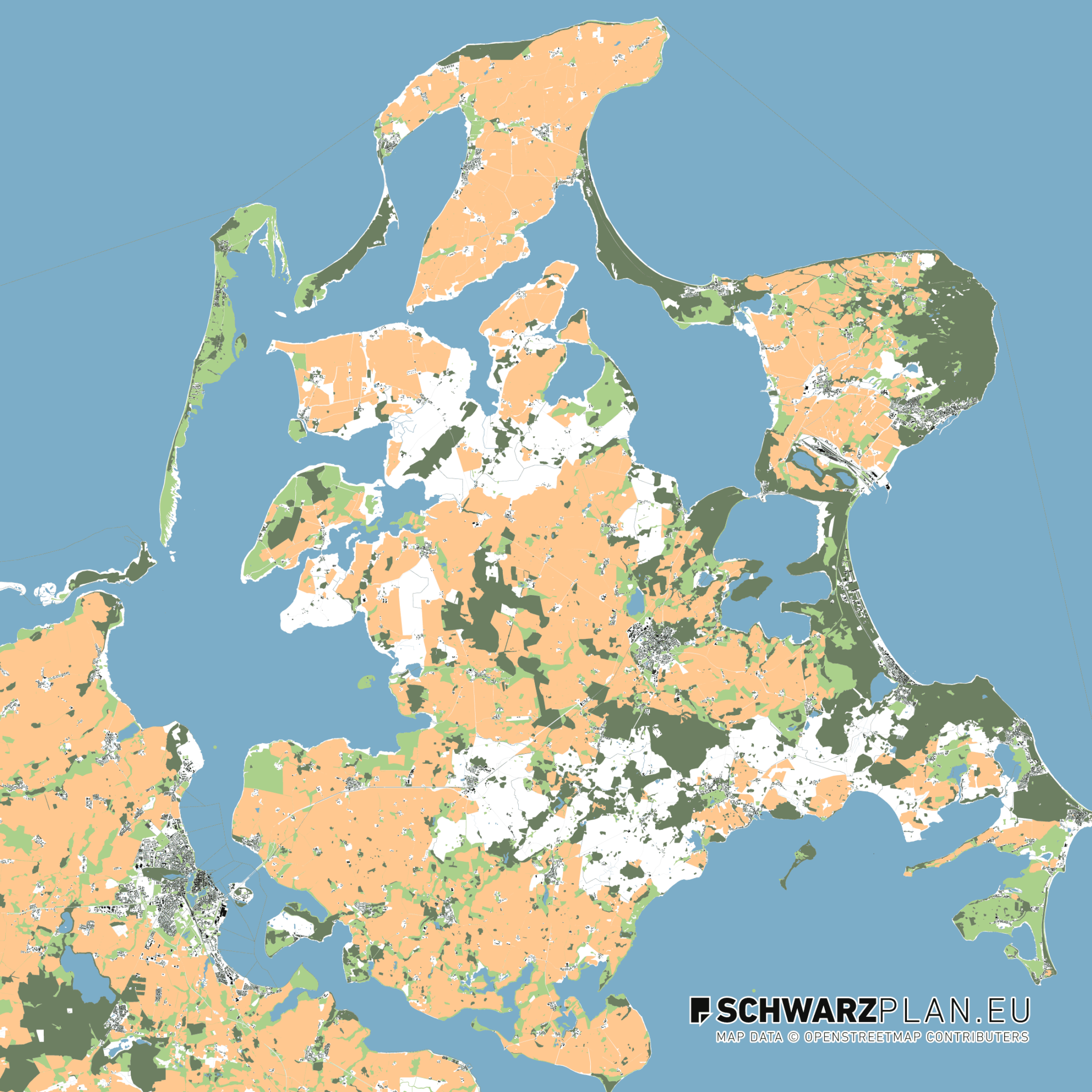 Site Plan & Figure Ground Plan of Island of Rügen for download as PDF ...